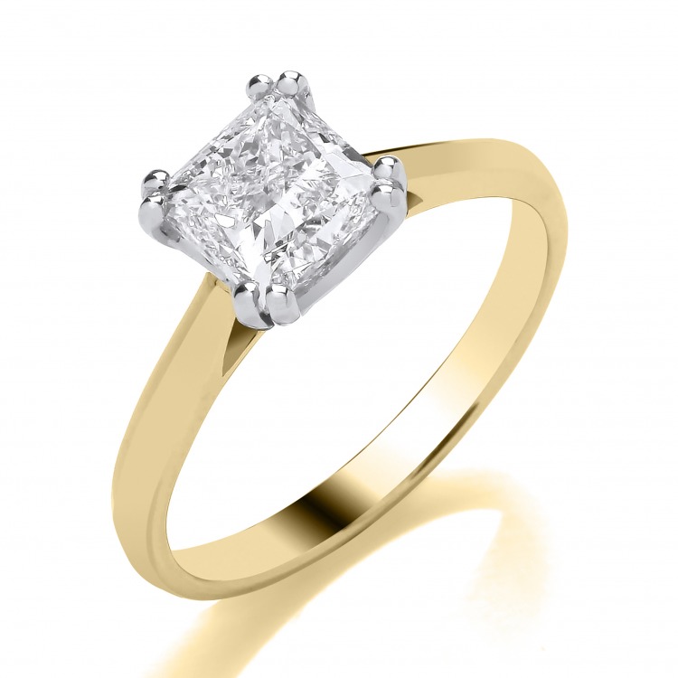 Princess Cut Lab Grown Diamond & 9ct Gold Ring 0601189 | David Summerfield